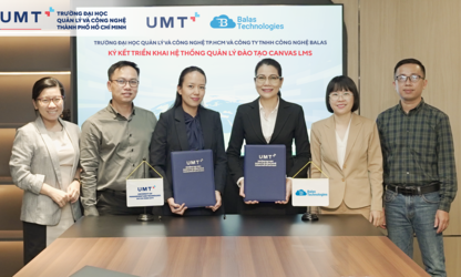 TRƯỜNG ĐẠI HỌC UMT VÀ CÔNG TY TNHH CÔNG NGHỆ BALAS KÝ KẾT TRIỂN KHAI HỆ ...